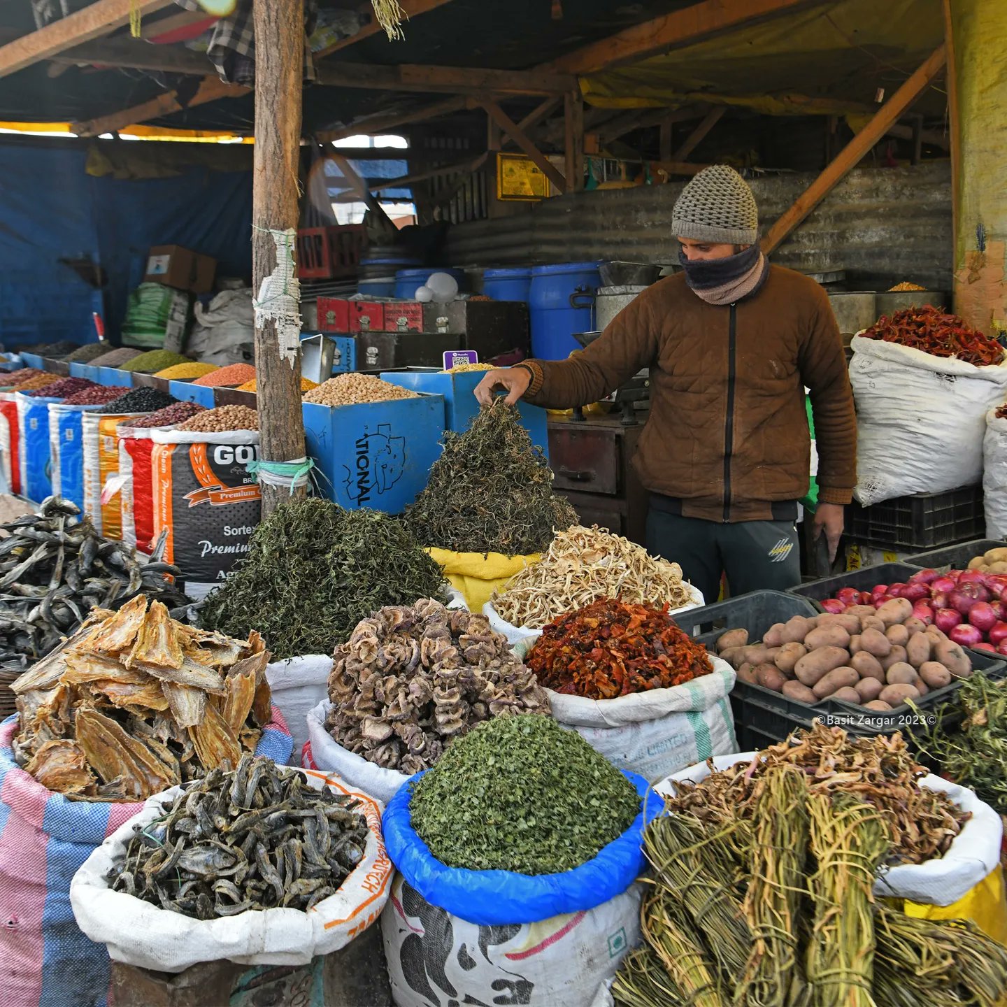 Hokh Syun: Kashmiris prepare for winter with sun dried vegetables, a ...