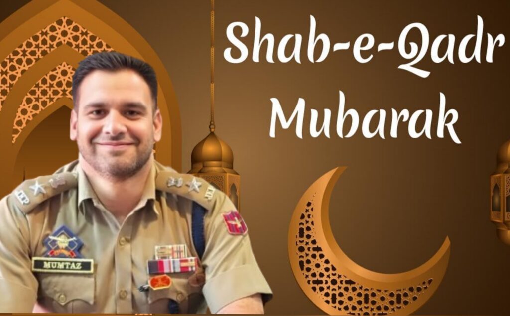 SP Highway Mumtaz Bhatti greets people on Shab e Qadr - The Kashmir Upfront